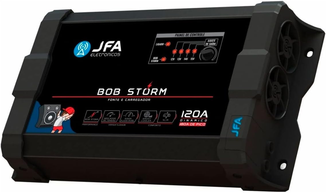 Bob Storm 120A JFA Bivolt Battery Charger Automotive & Residential Pow – Chuchero Express