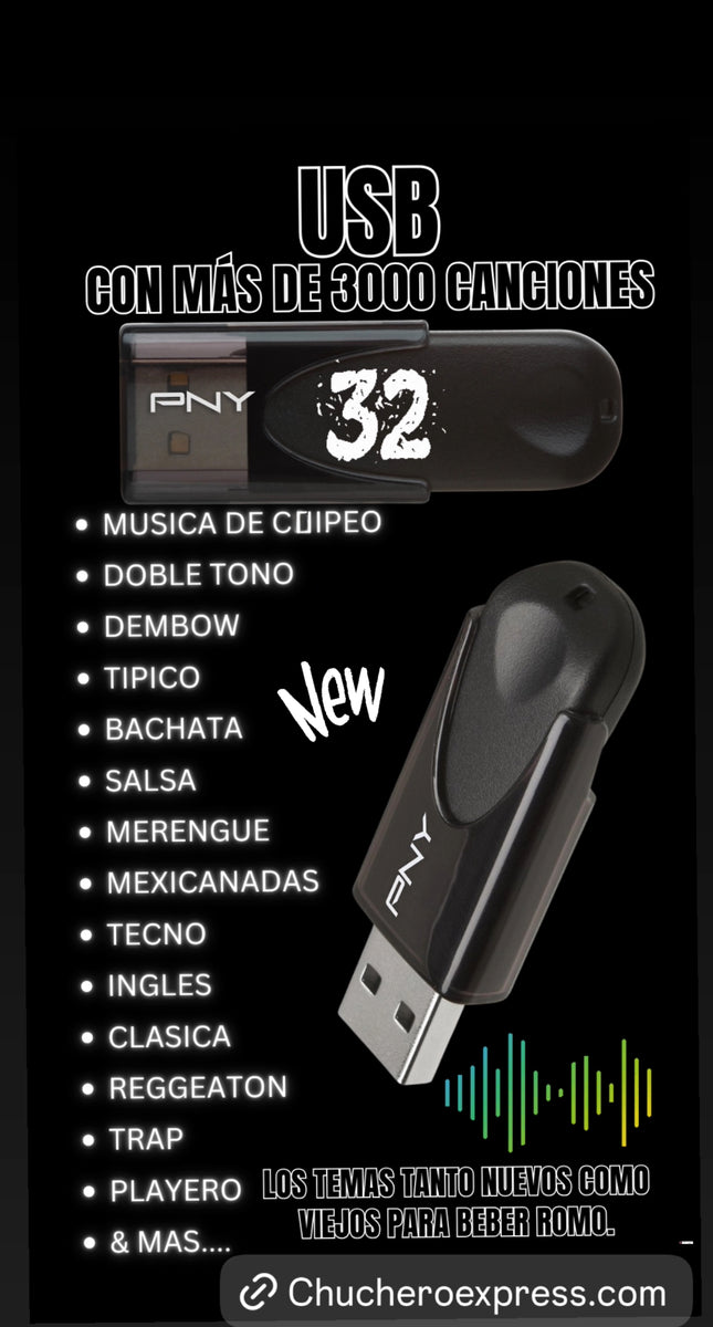 CHUCHEROEXPRESS USB DRIVE 32g – Chuchero Express